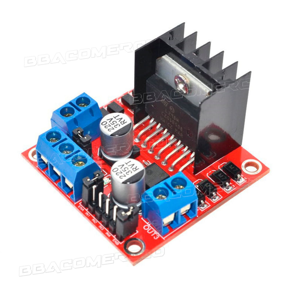 Módulo Driver Ponte H L298n Arduino Pic Raspberry Esp32 em Promoção ...