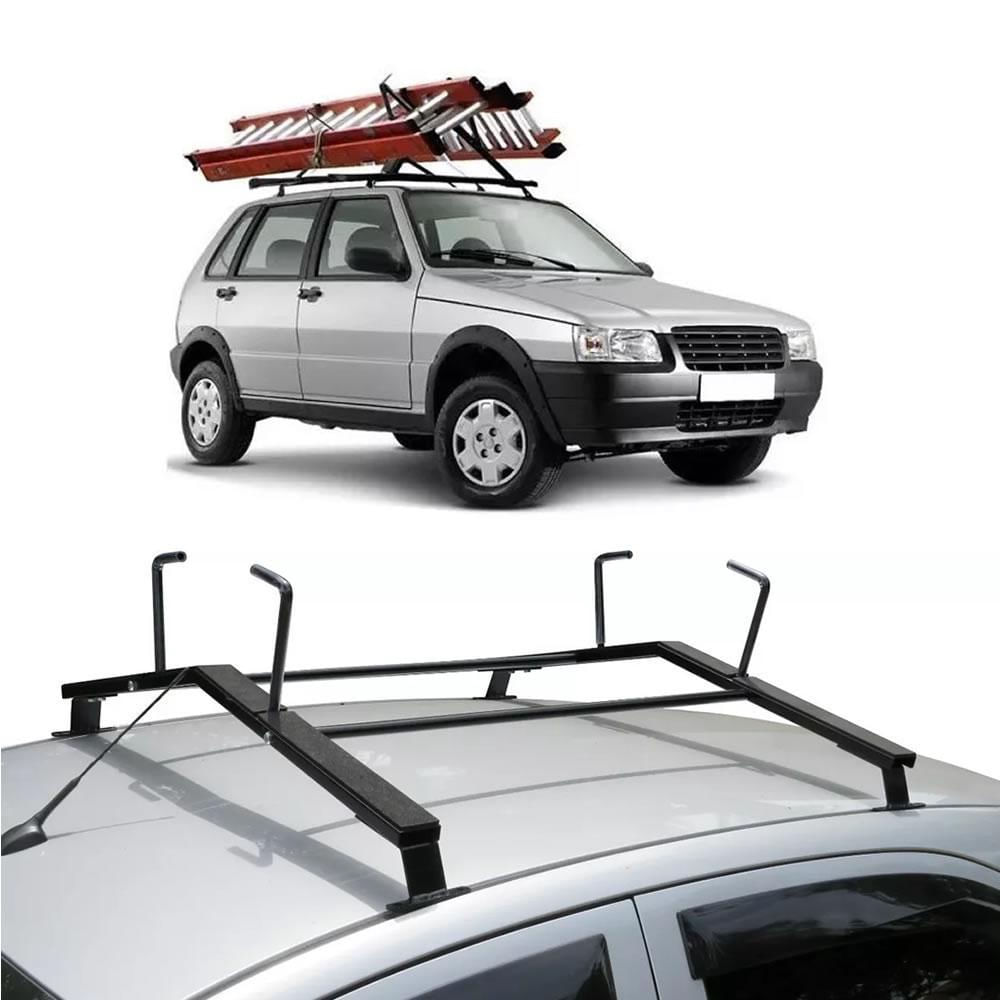 Rack Teto Suporte Porta Escadas Palio 4 Ptas Todos Anos em Promoção ...