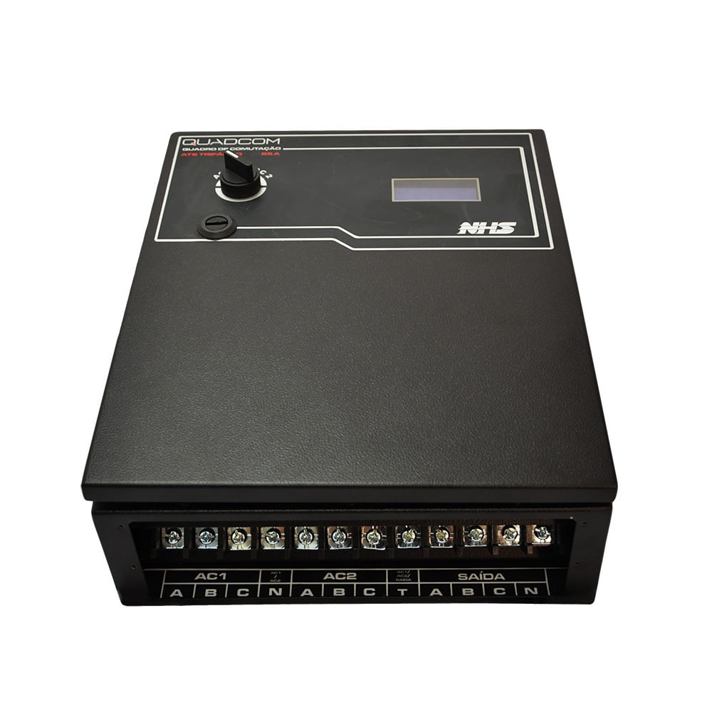 Quadro de Comutação nhs Automático - ats QuadCom Trifásico 55A - 94. C4 ...