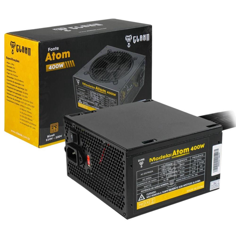 Kit Gabinete Gamer Megalon Com Vidro Temperado Suporta Water Cooler e 5 ...