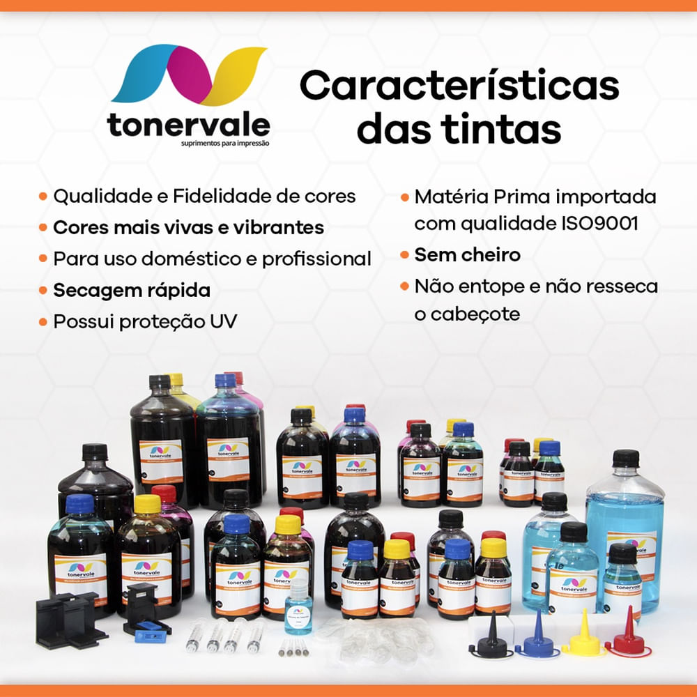 4 Tinta Para hp Ink Tank 416 412 316 116 1L bk Pigmentado em Promoção ...