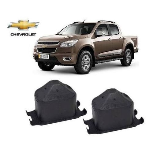 Par Batente Traseiro Feixe De Mola Base De Aço S10 2012 2013 2014 em ...