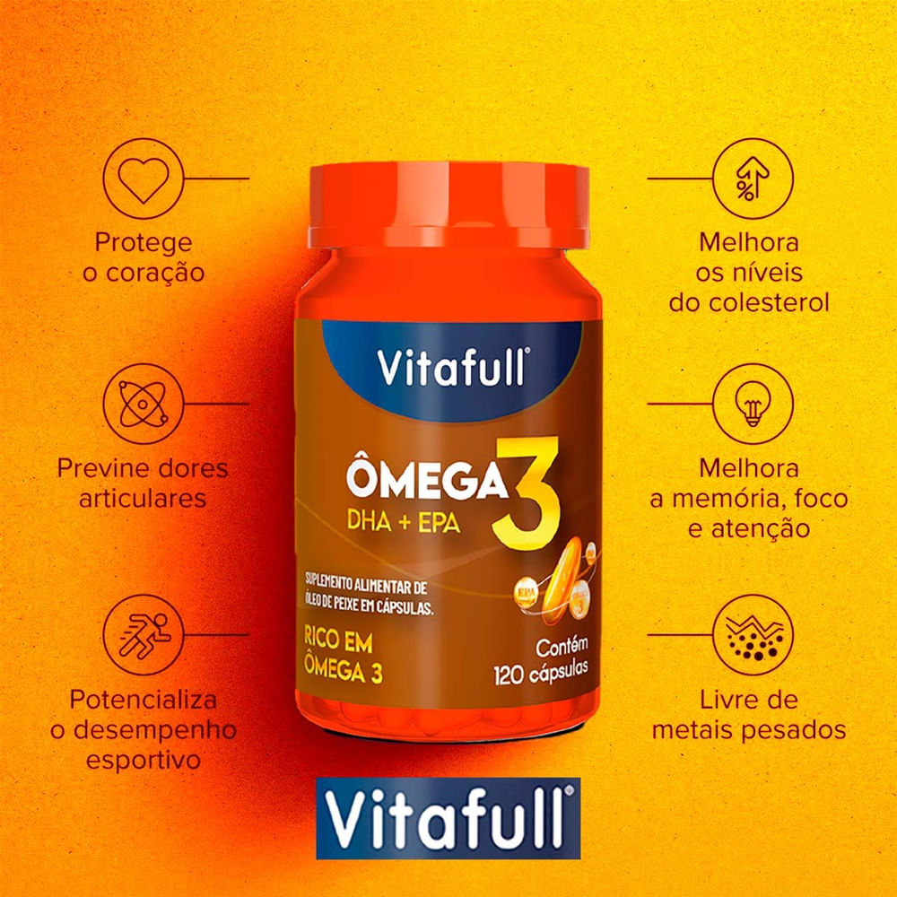 Vitafull Ômega 3 120 Cápsulas em Promoção | Ofertas na Americanas