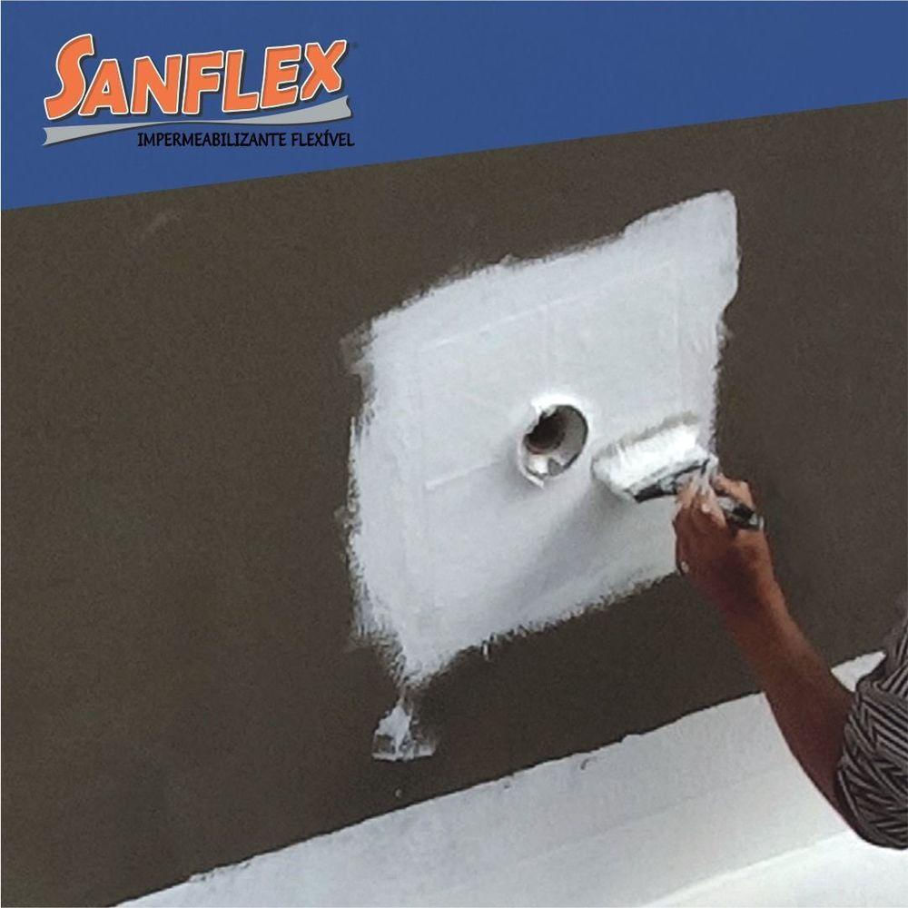 Sanflex Branco Impermeabilizante Flexivel 18kg em Promoção | Ofertas na ...