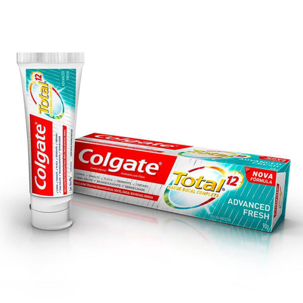 Colgate creme dental total 12 advanced fresh com 90G em Promoção ...