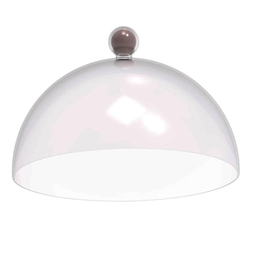 Kit 8 Cúpulas de Plástico 25cm para Doces Bolos Tortas Amêndoa Padaria ...