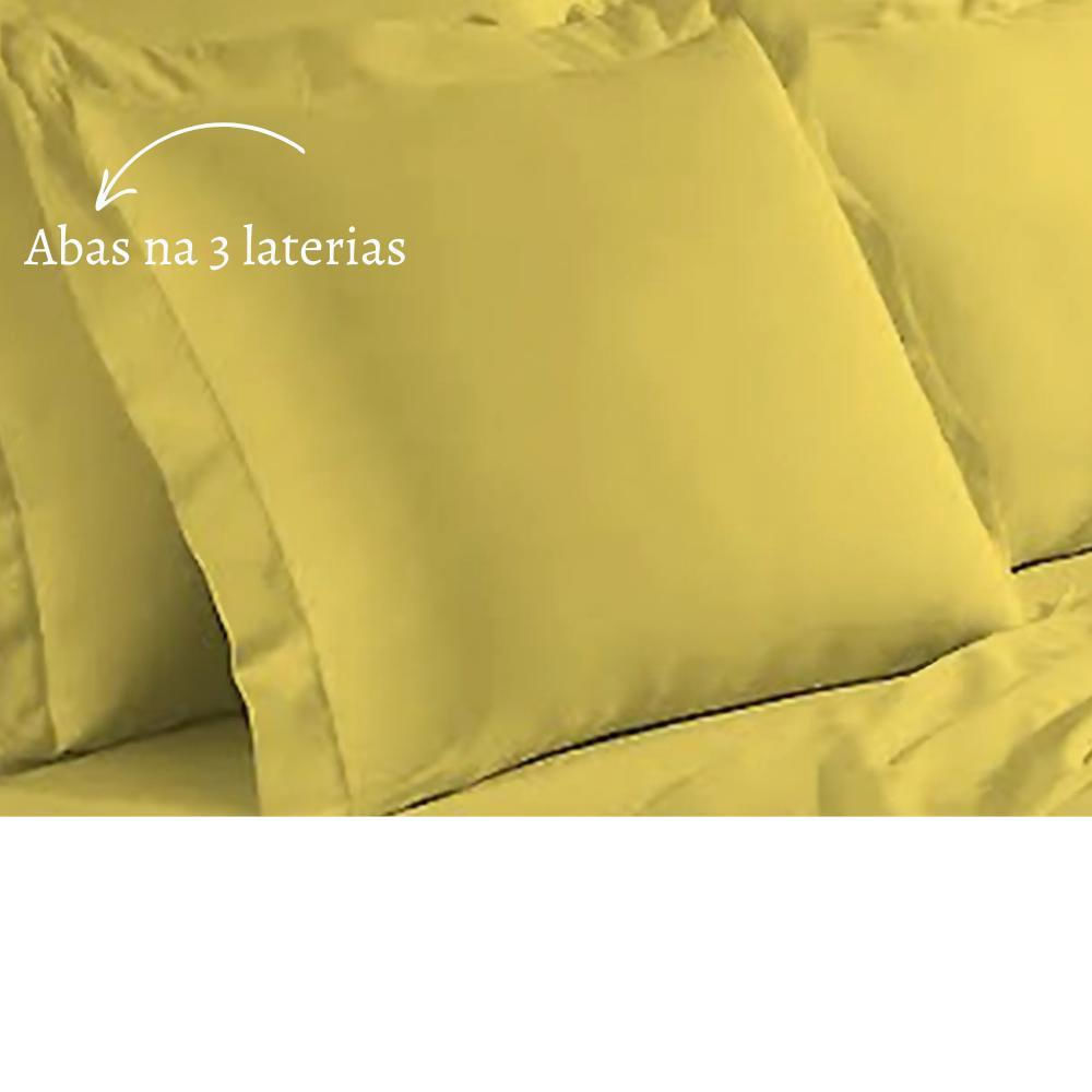 Par De Fronhas Com Abas Algodão Percal 180 Fios 70Cm X 50Cm em Promoção ...