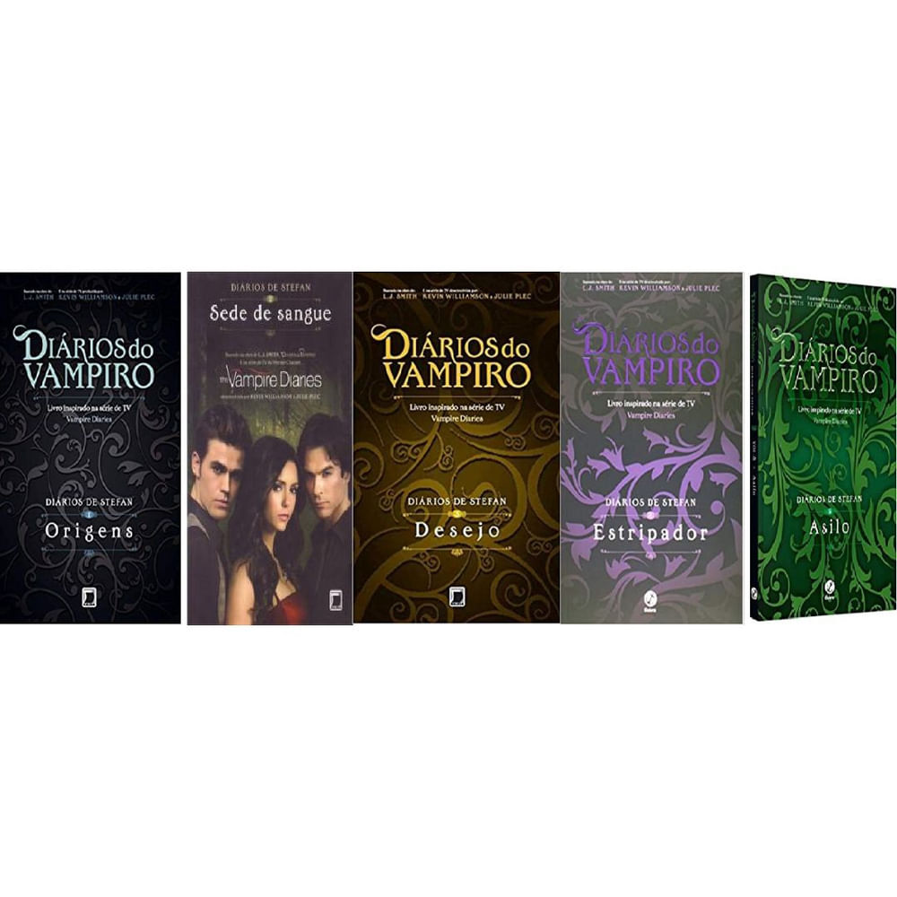 Kit 5 livros diarios de um vampiro Diários de Stefan em Promoção ...