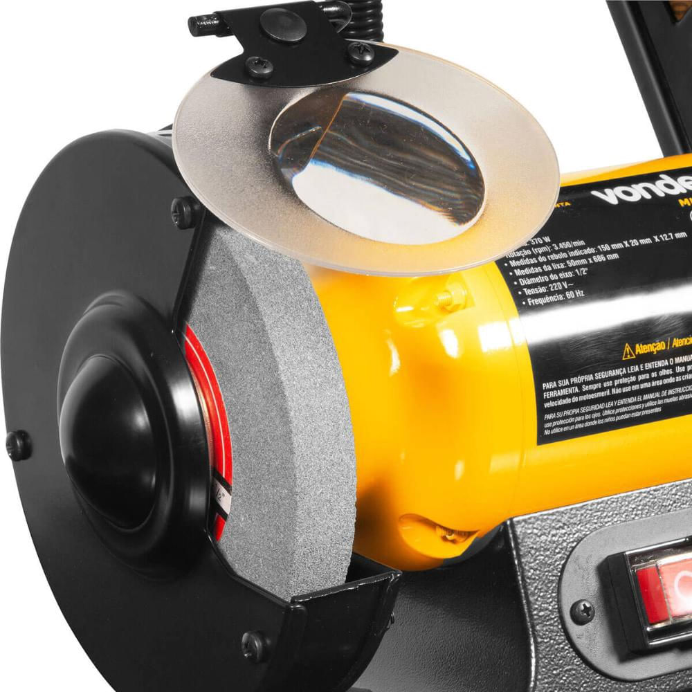 Motoesmeril E Lixadeira De Cinta Bancada 2 Em 1 MLV370 220V ...