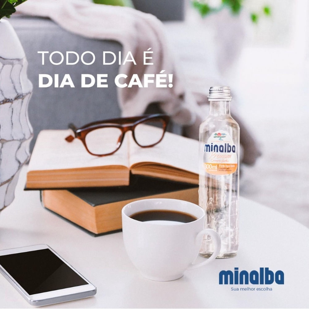Kit Com 12Und Água Mineral Gás Premium Minalba Vidro 300Ml em Promoção ...