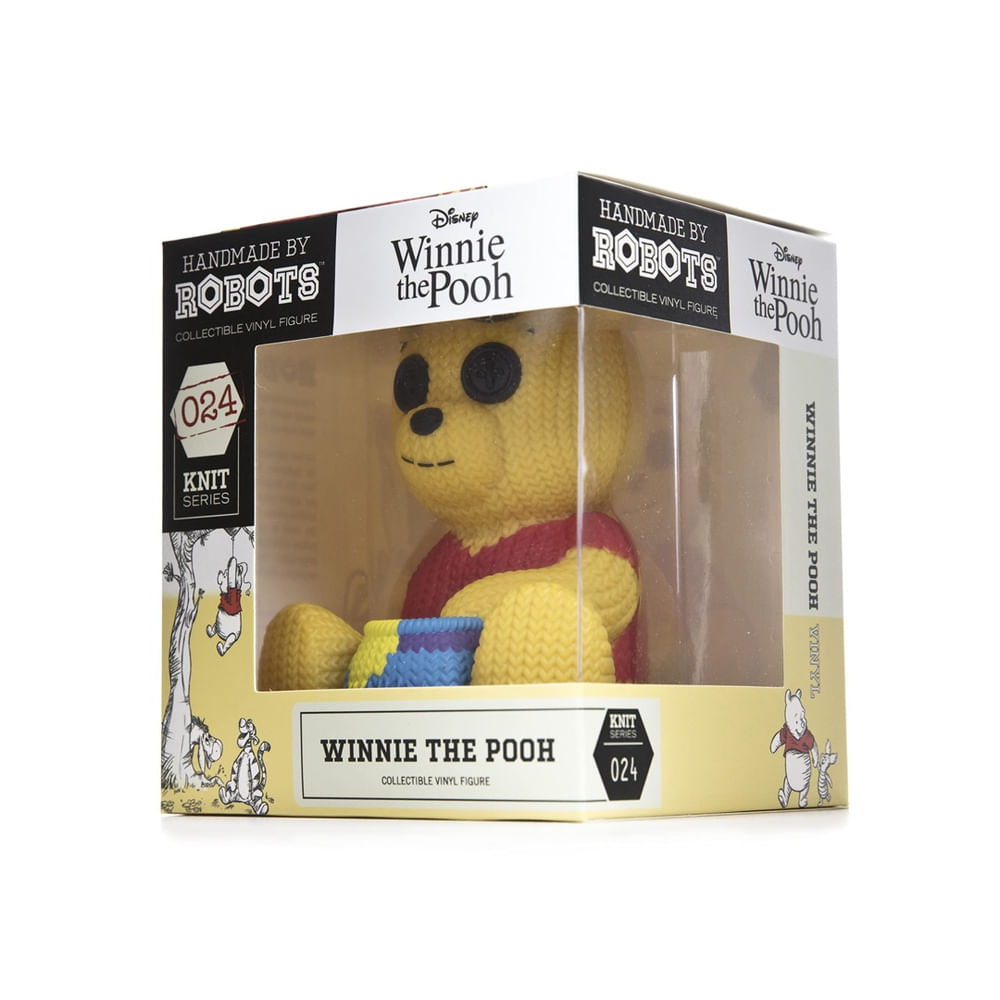 Figura de vinil feita à mão por robôs Winnie the Pooh 12,7 cm em ...