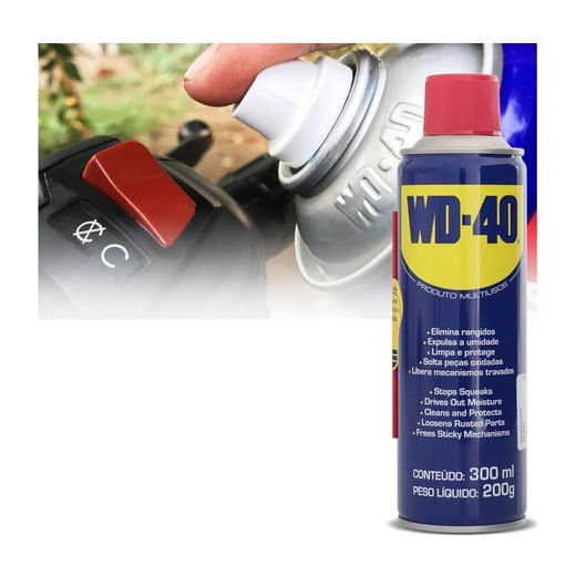 Spray Desengripante Lubrifica Multiusos 300ml WD-40 em Promoção ...