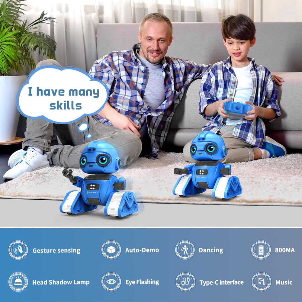 Controle remoto recarregável Robot Toy Dzxlin com demonstração ...