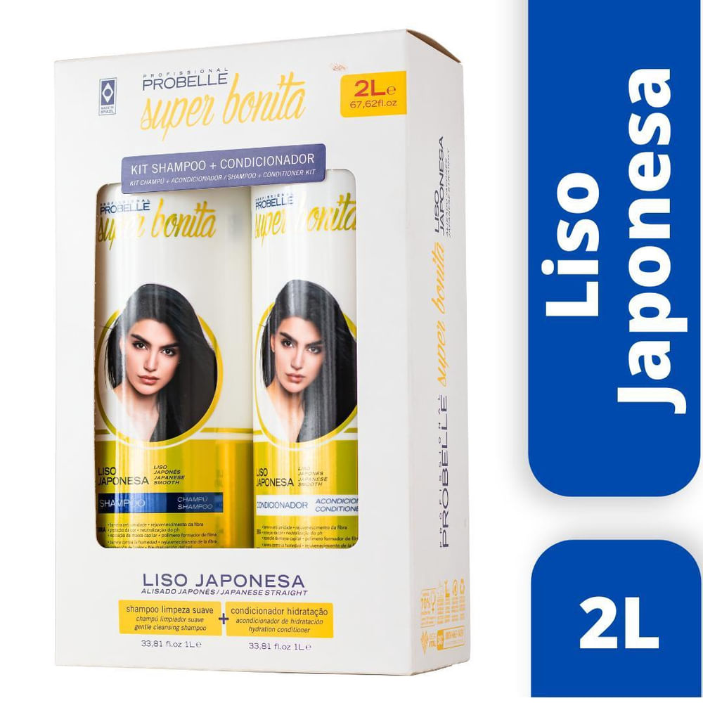 Pack Shamp. + Cond. -2 Litros - Super Bonita - Probelle em Promoção ...
