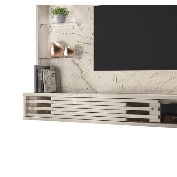 Bancada Suspensa Frizz Select Para TV até 50 Polegadas Calacata / Off ...