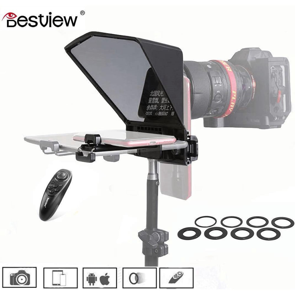 Teleprompter Smartphone Desview T2 Portátil Visor Hd Dslr E em Promoção ...