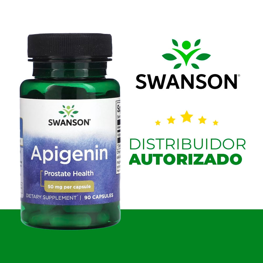 Apigenina 50mg Swanson Apigenin 90 Capsulas Importado em Promoção ...