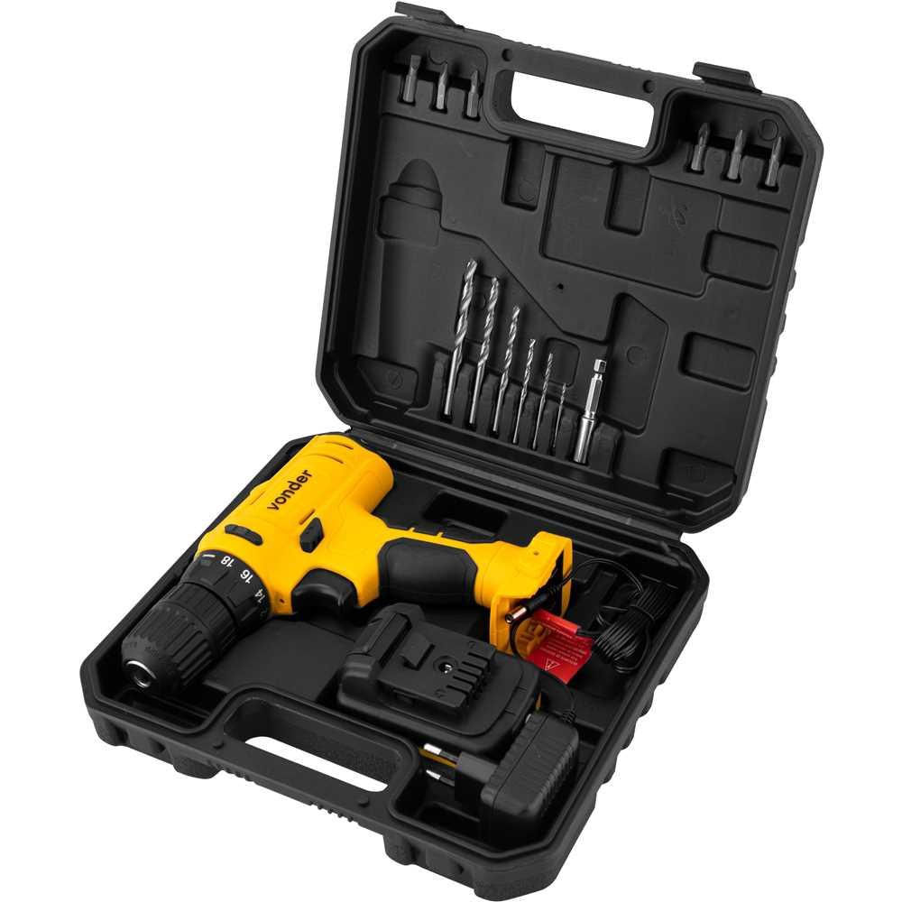 Parafusadeira/furadeira a bateria 12 V fonte bivolt automática pfv 120 ...