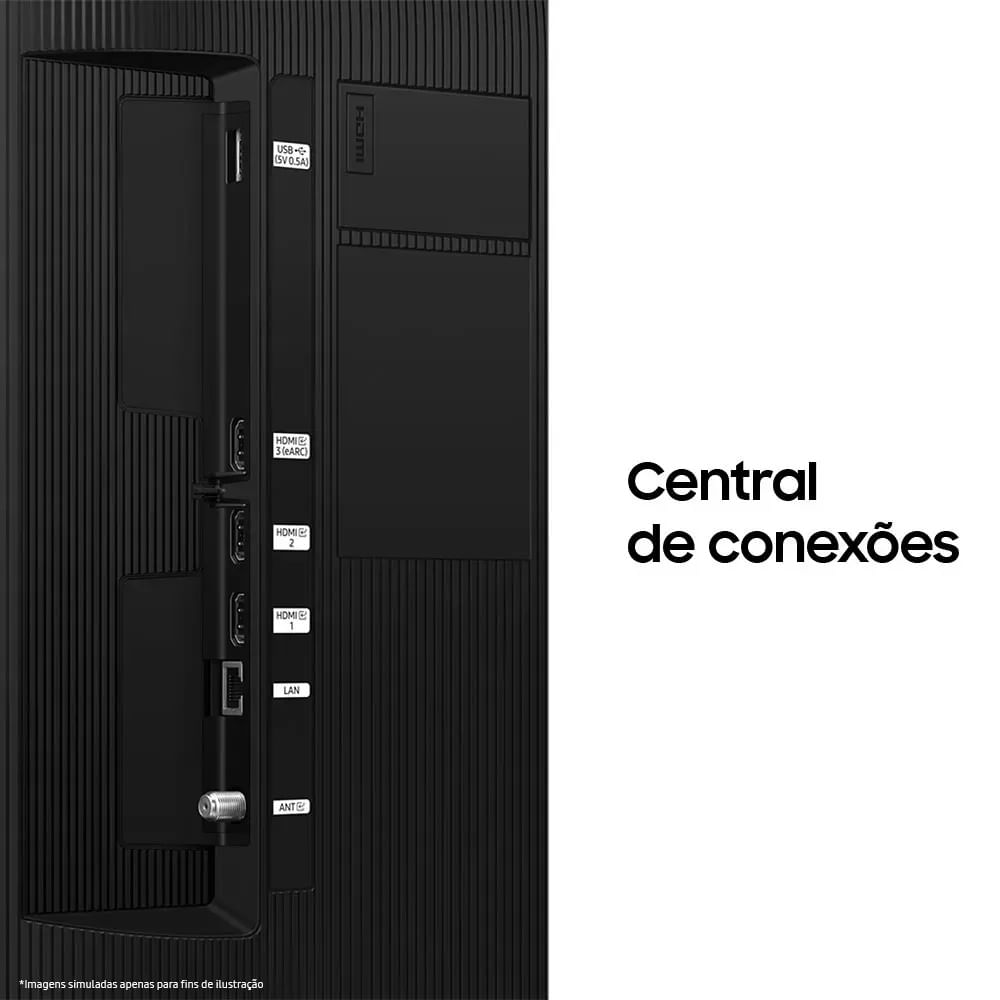 Samsung Smart Big TV 75 uhd 4K 75DU7700 2024, Processador Crystal 4K ...