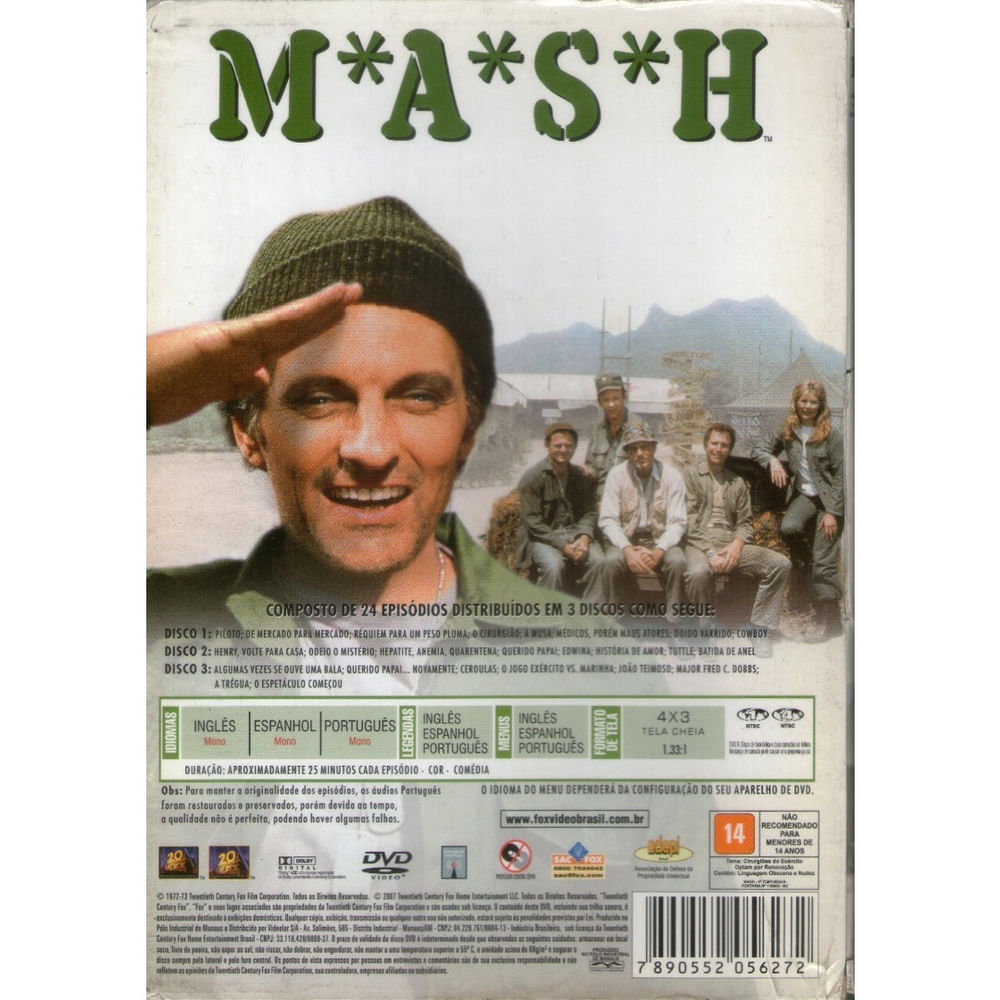 Dvd Mash - Primeira Temporada em Promoção | Ofertas na Americanas