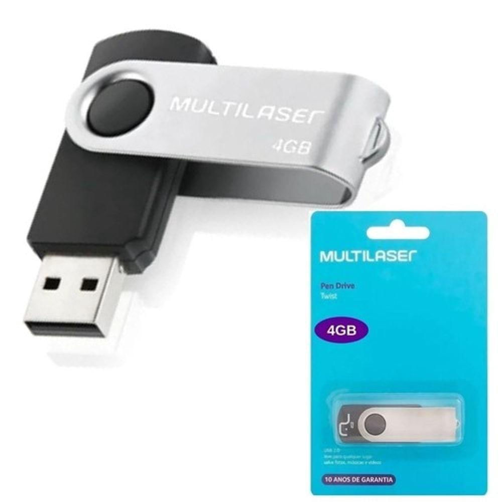 Pen Drive Multilaser Twist 4Gb Preto Pd586 em Promoção | Ofertas na ...