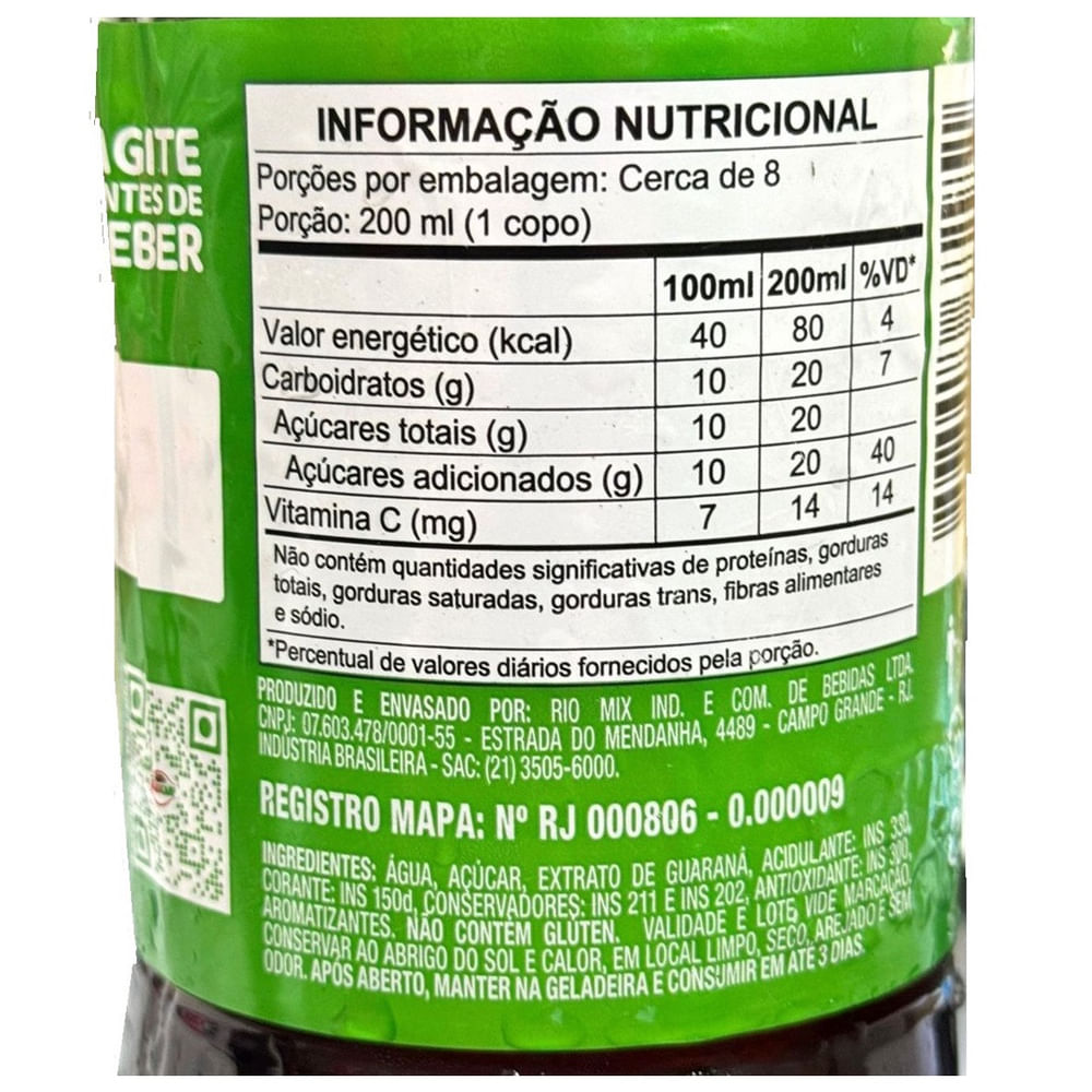 Guaracamp Refresco De Guaraná Guaracamp Pronto 1,5L- Kit 6un em ...