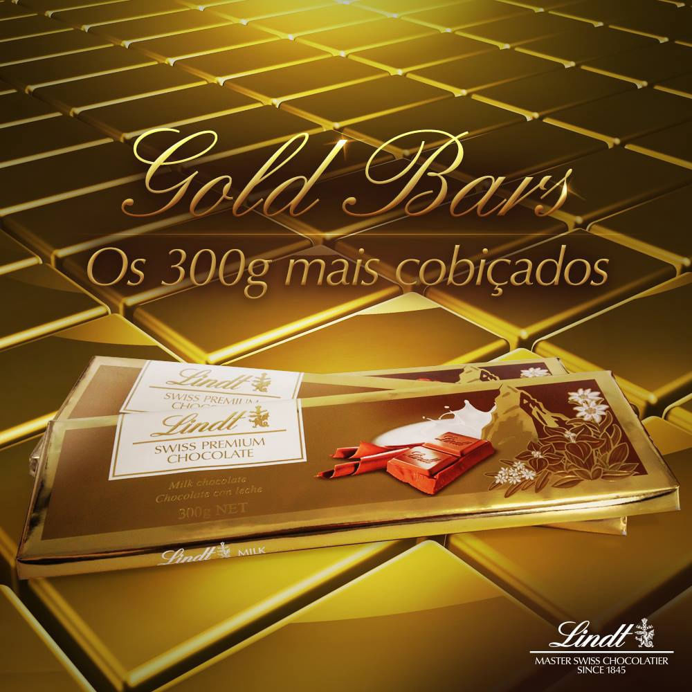Chocolate Lindt Premium, Ao Leite Com Avelã, Barra de 300g em Promoção ...