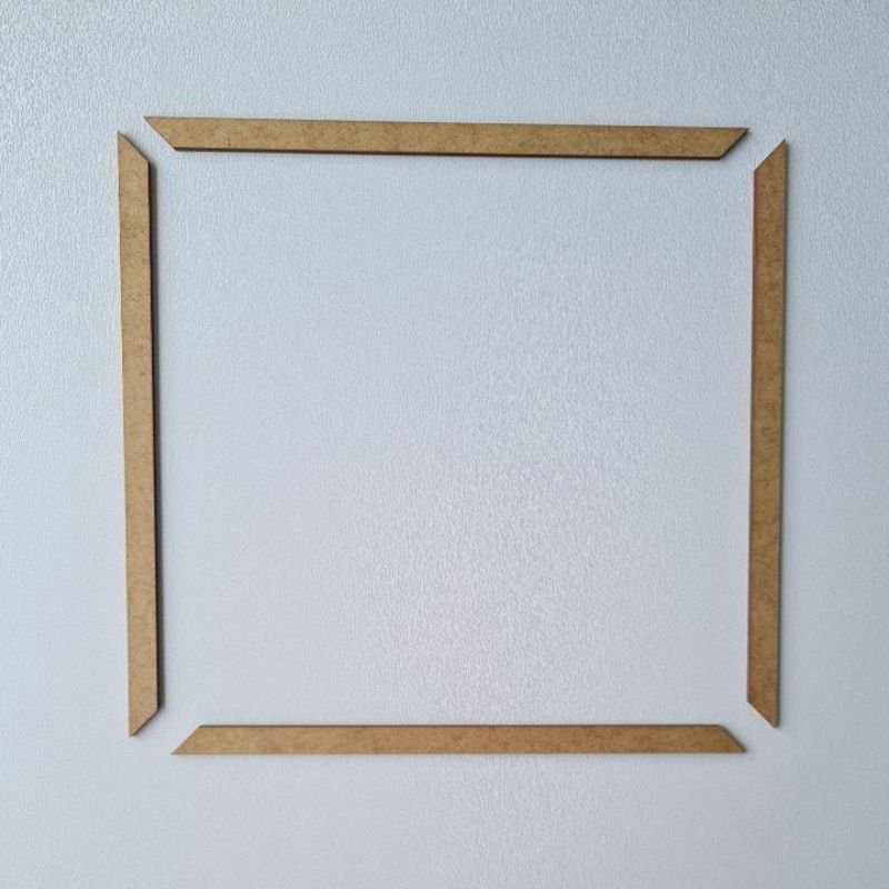 Kit com 5 Molduras 20x20 cortadas em ângulo de 45 graus em Promoção ...