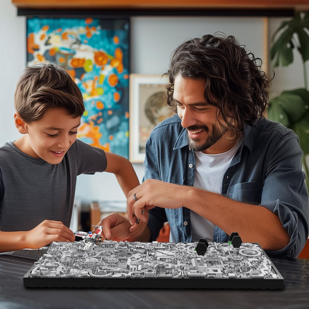 Conjunto de microblocos de construção tg blocks Star Trench 3D Wars em ...