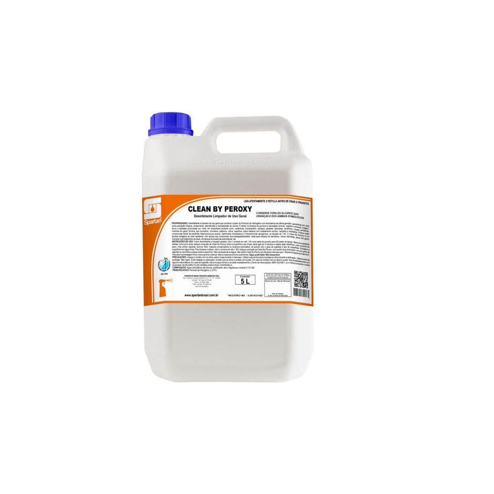 Spartan Clean By Peroxy Desinfetante e Limpador Uso Geral 5L em ...