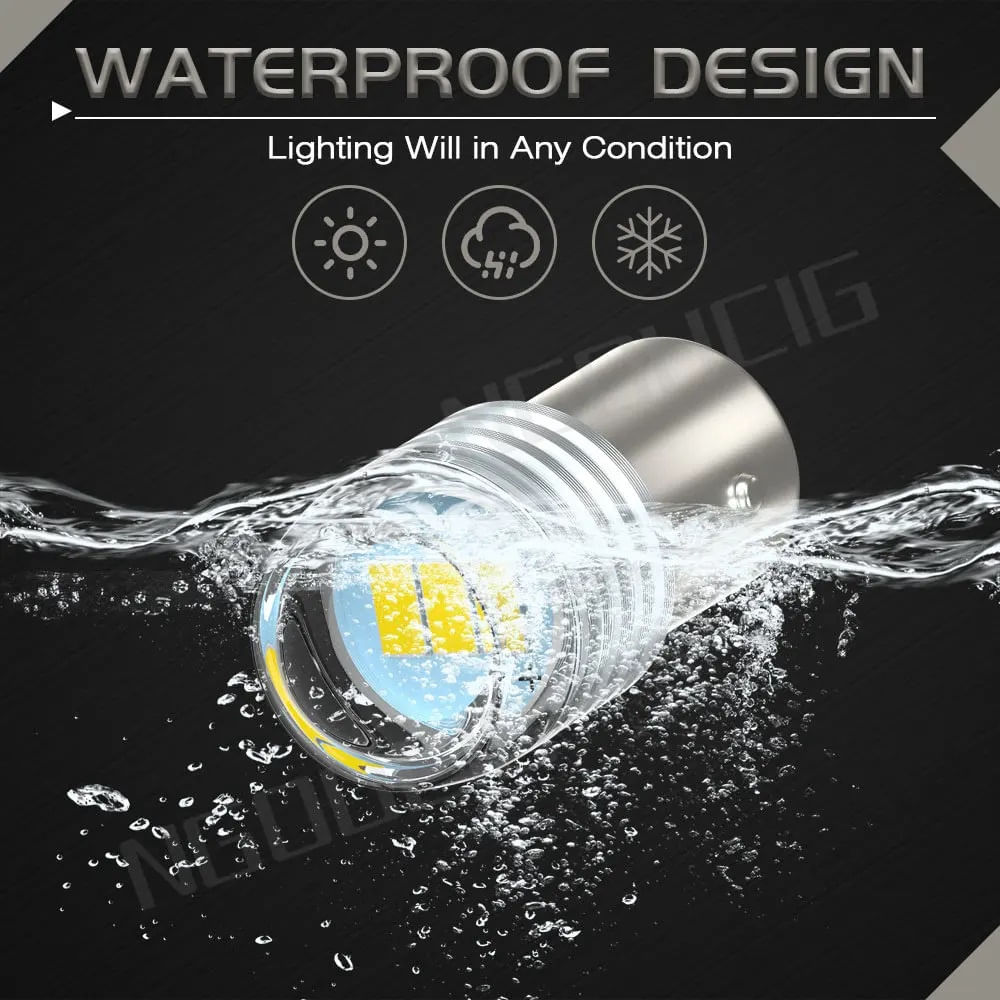 Par Lâmpada Led Pisca Strobo Lanterna Freio 2 Polos 1157 em Promoção ...