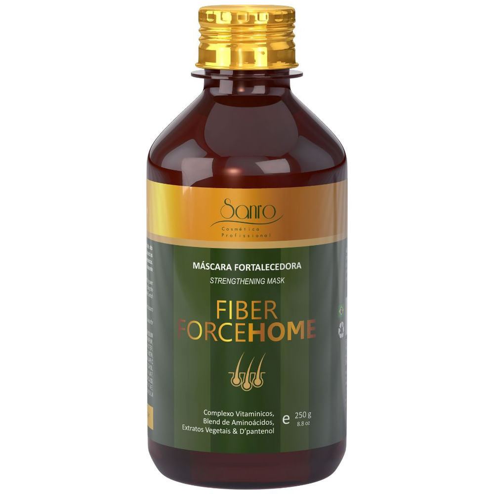 Kit Fiber Force Home 250ml Sanro Cosméticos em Promoção | Ofertas na ...