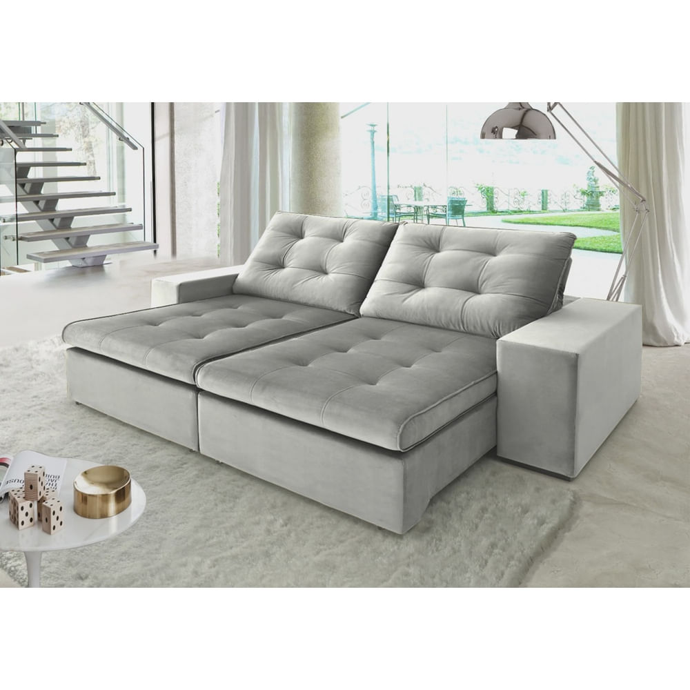 Sofá Retrátil e Reclinável 2 Lugares Mahal Espresso Móveis em Promoção ...