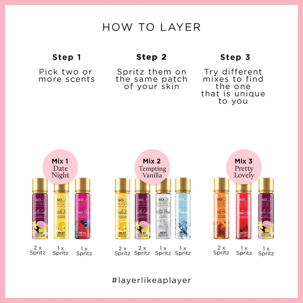 Body Mist Então...? Baga de rosa exclusiva 150 ml para mulheres em ...