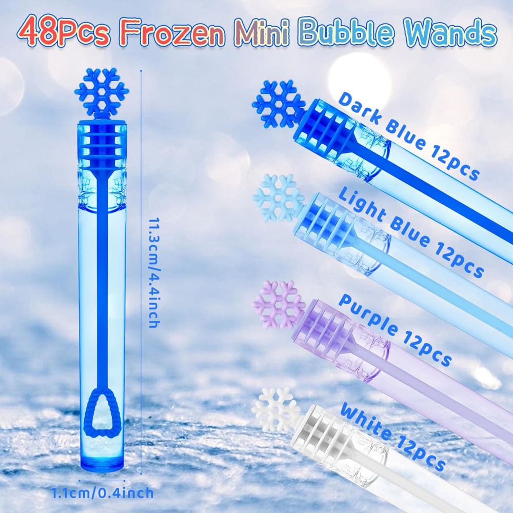 Bubble Wand Winrayk Frozen Mini 48 unidades para lembrancinhas infantis ...
