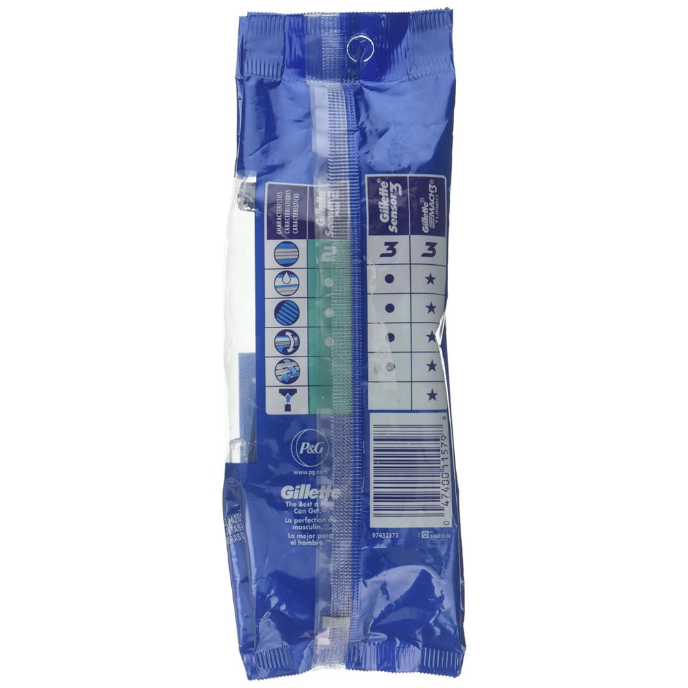 Razor Gillette Sensor 2 Plus descartável para homens (10 unidades) em ...