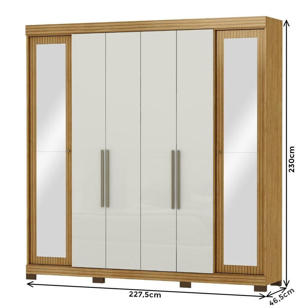 Guarda-Roupa Casal c/ Esp 6 Port 2 Gav Visão Móveis Bogotá em Promoção ...