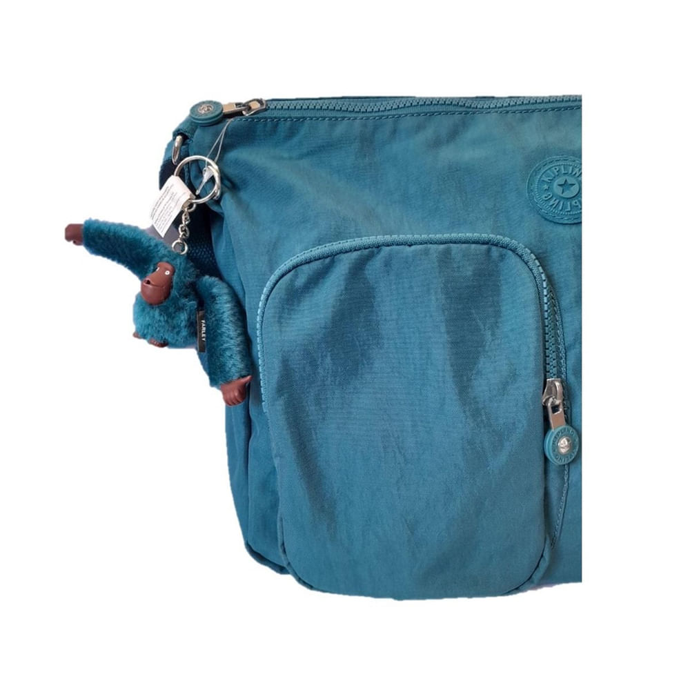 Bolsa Kipling Sidney Alça Transversal Azul - Twinkle Teal em Promoção ...