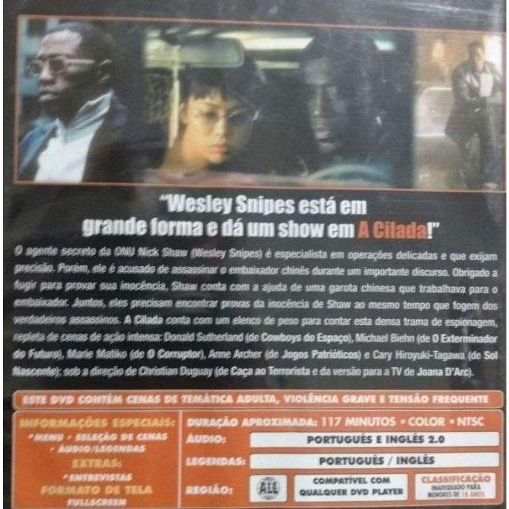 Dvd A Cilada Wesley Snipes em Promoção | Ofertas na Americanas