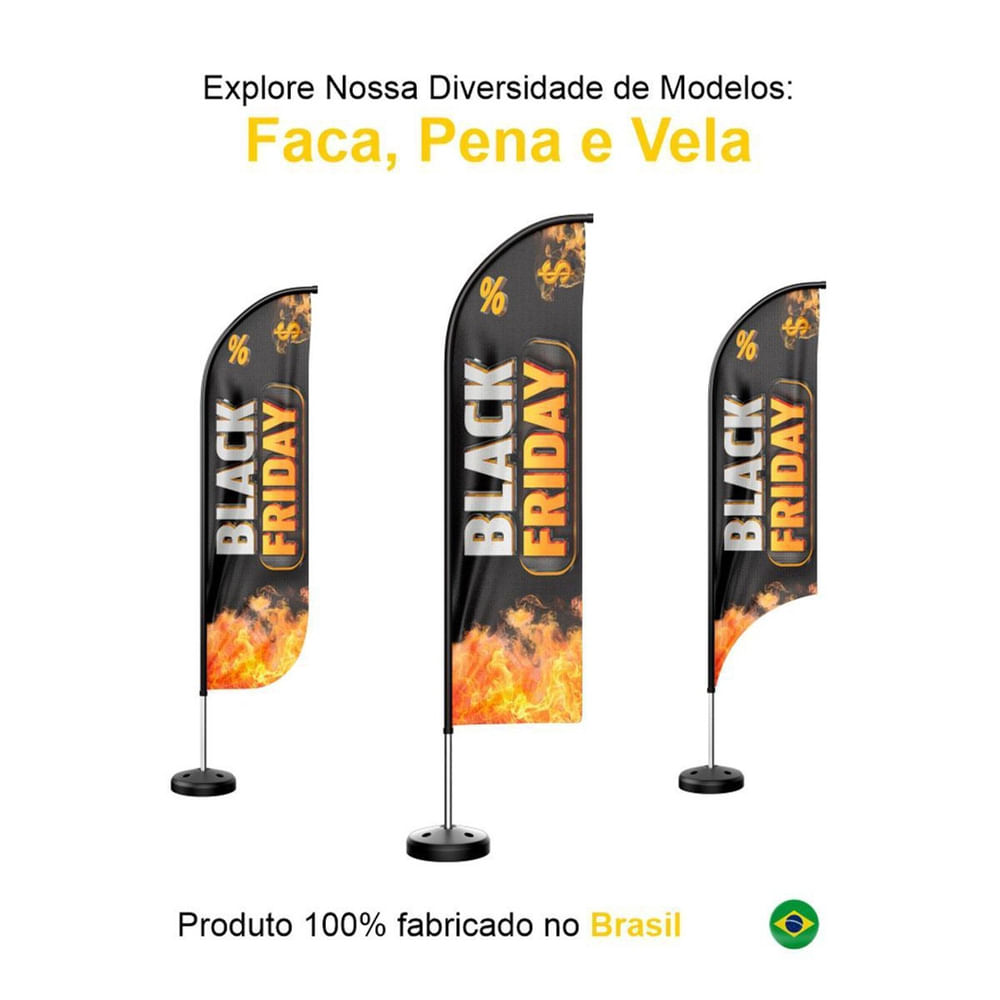 Wind Banner Kit Completo Dupla Face em Promoção | Ofertas na Americanas
