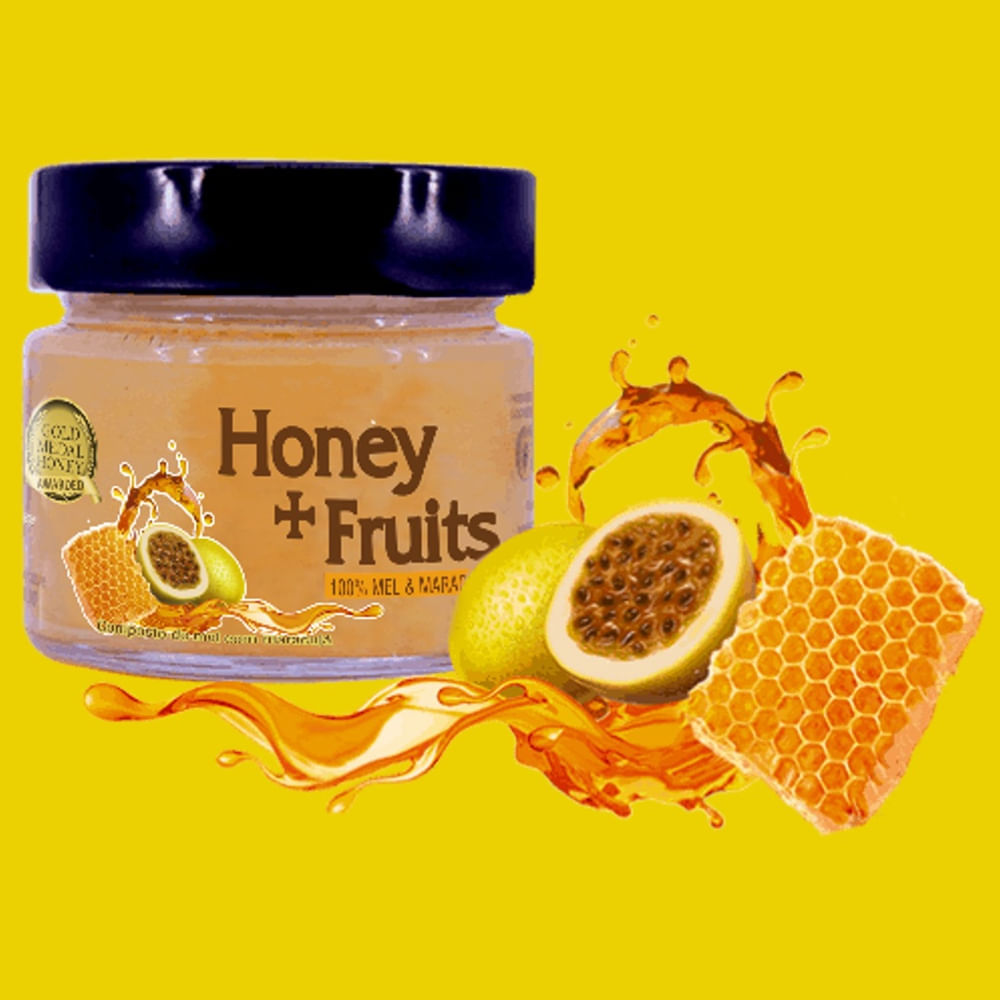Mel com Maracuja Honey + Fruits apis nativa 250g em Promoção | Ofertas ...