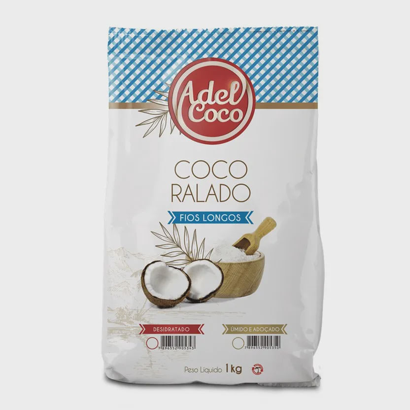 Coco Ralado Seco Flocado 1kg Adelcoco em Promoção | Ofertas na Americanas