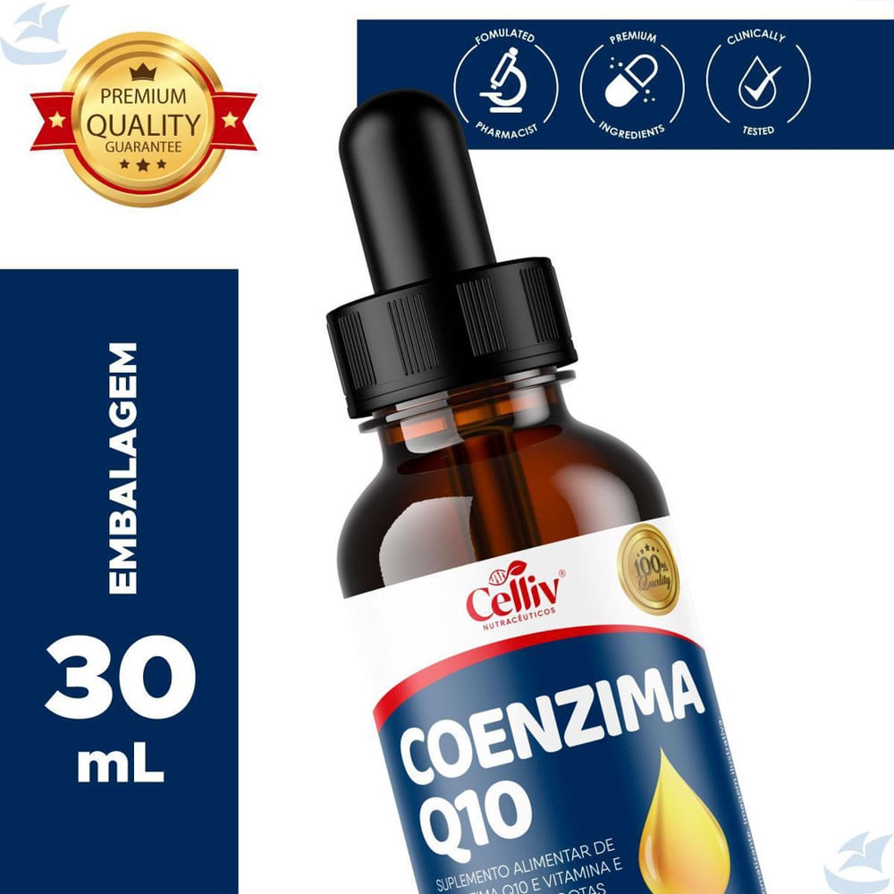 Coenzima Q10 + Vit E 30 Ml - Celliv em Promoção | Ofertas na Americanas