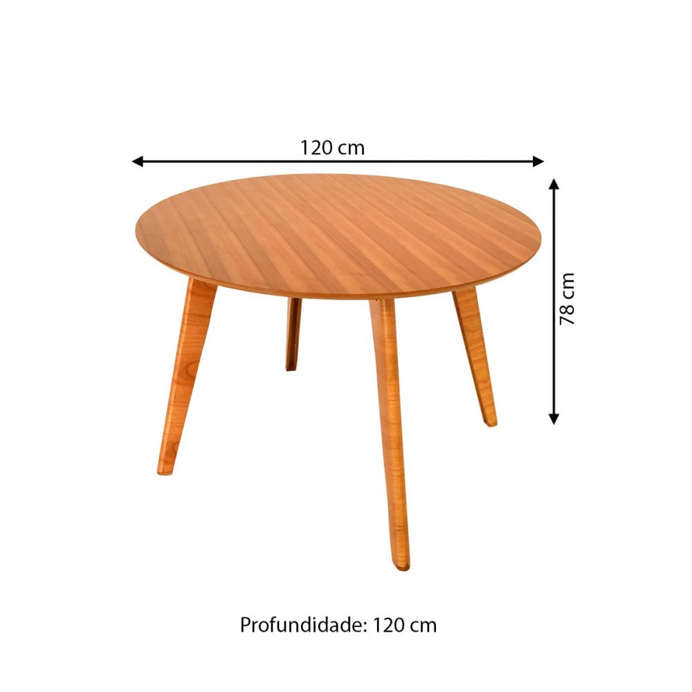 Mesa de Jantar 4 Lugares Vip Pitanga Red com Aparador Mel - Parma ...