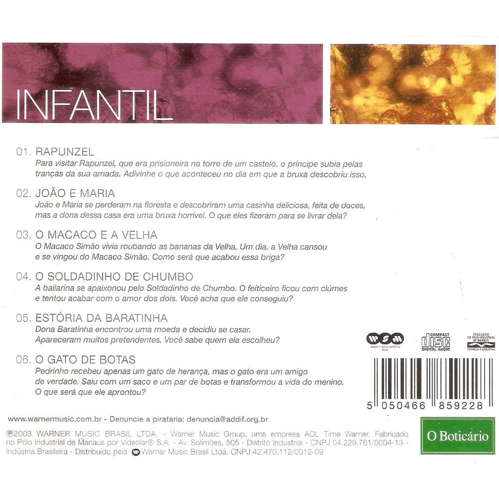Cd Infantil - Coleção Disquinho em Promoção | Ofertas na Americanas