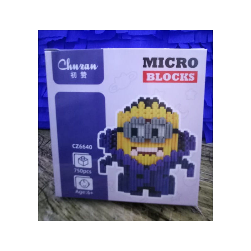 Blocos de construção Mini blocos 3D Lego Armable Figure Minions em ...