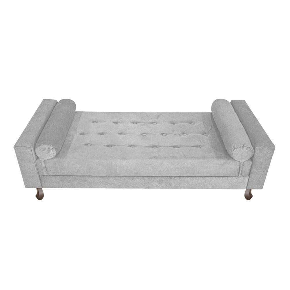 Kit Recamier Sofá Calçadeira Divã Félix 160 cm e Cabeceira Estofada ...