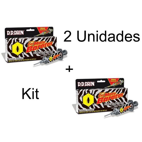 Gel Mata Baratas Dddrin Inseticida 10g (Kit com 02 Unidades) em ...
