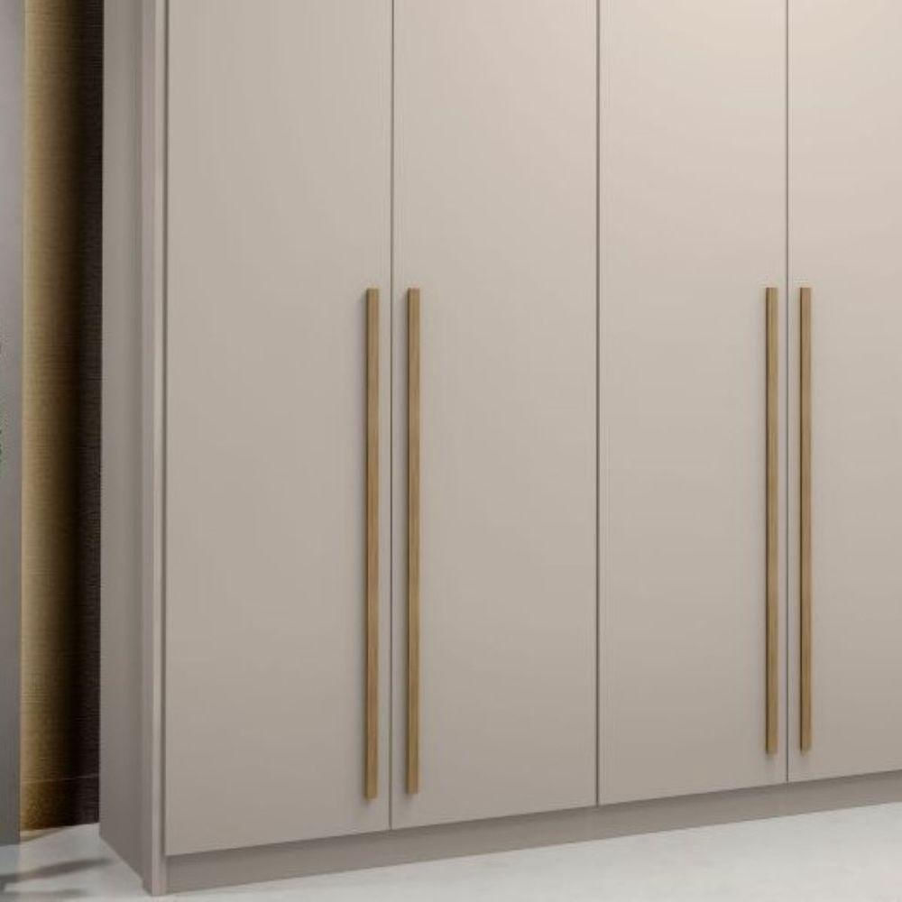 Guarda Roupa Casal Dubai Majestic 2,75mts 6 Portas 3 Gavetas Fendi ...