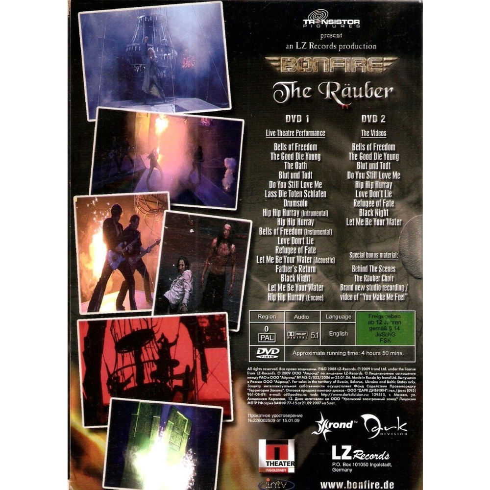 Dvd Duplo Bonfire - The Rauber em Promoção | Ofertas na Americanas